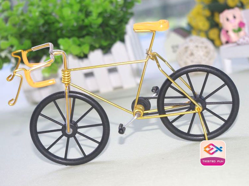 Miniature Bicycle, Mini Race Bike With Extreme Details, Unique Gift for ...