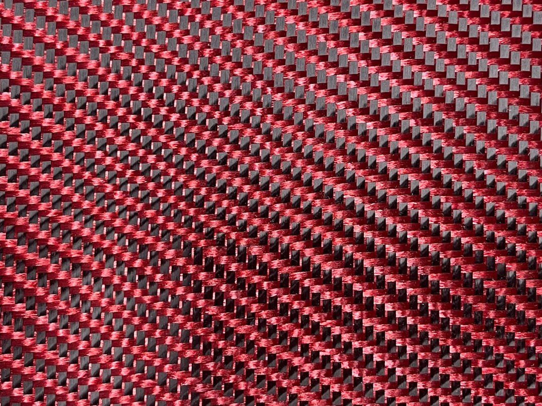 50 Red Carbon Fiber Color Hybrid Cloth Fabric 3k, 5.7oz, 50 X 36 - Etsy