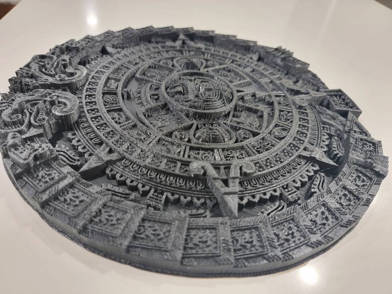 Aztec Calender 3D Print - Etsy