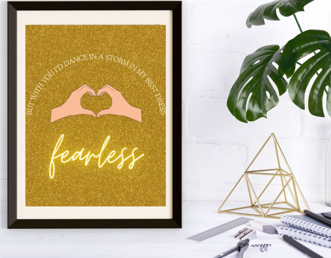 Fearless Poster - Etsy