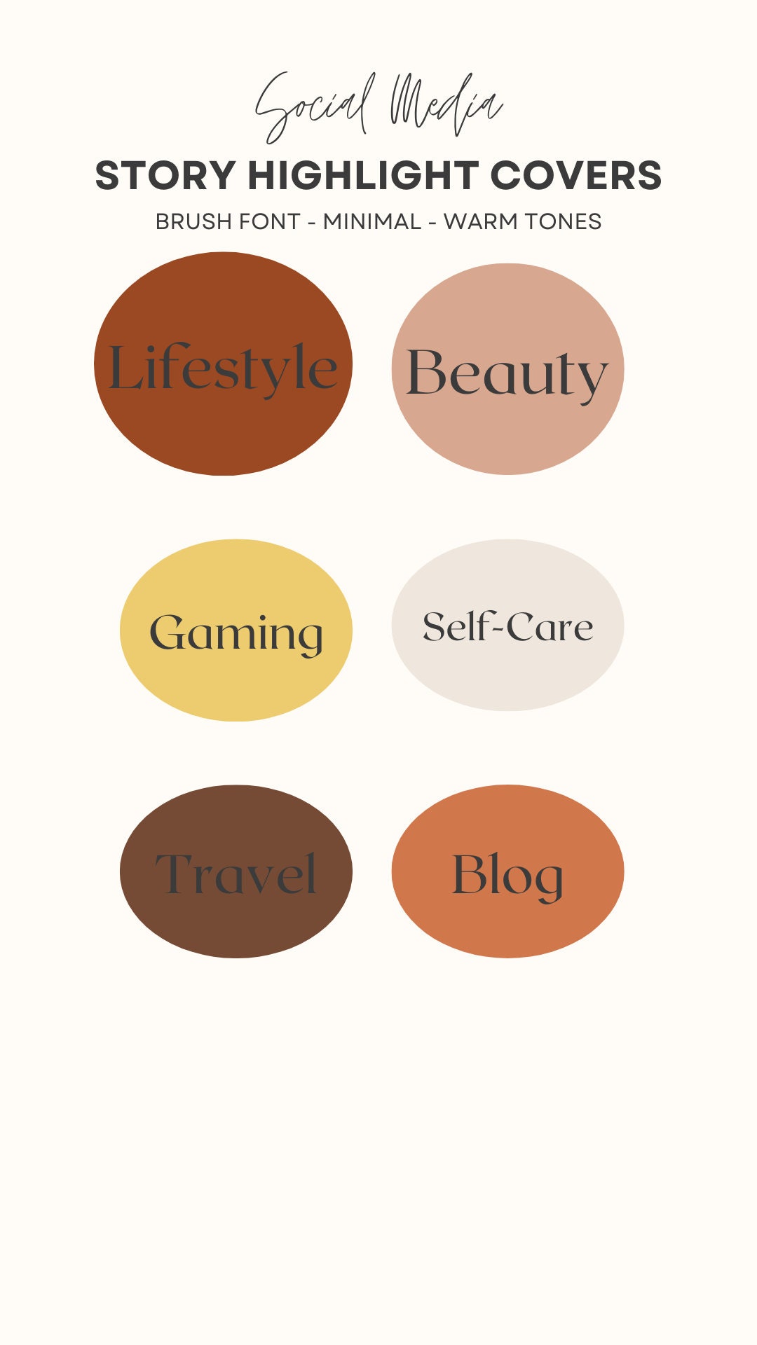 Custom Instagram Highlight Covers | Editable Highlight Icons | Stylish ...