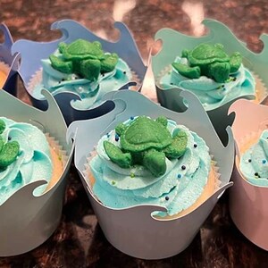 Fondant Sea Turtles/mermaid Party/sugar Turtles/beach Wedding/ocean ...
