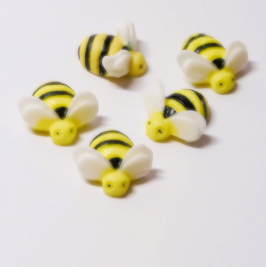 Fondant Bees/0.8 Inches/customizable Colors/bee Options/gender Reveal ...