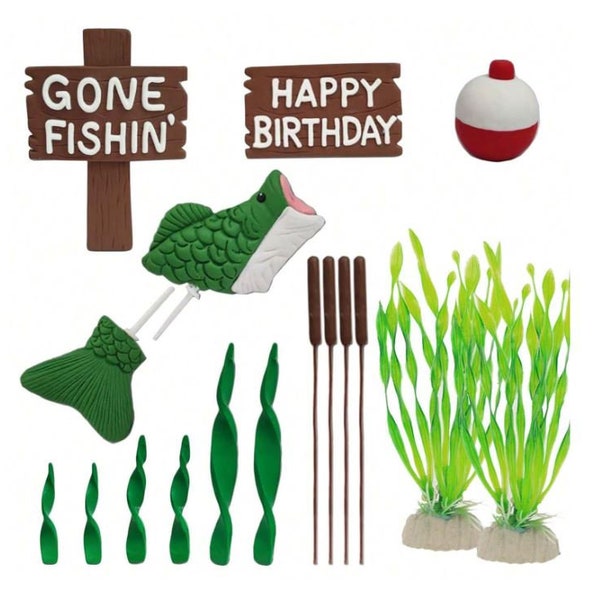 Camping Birthday Cake Topper - Etsy