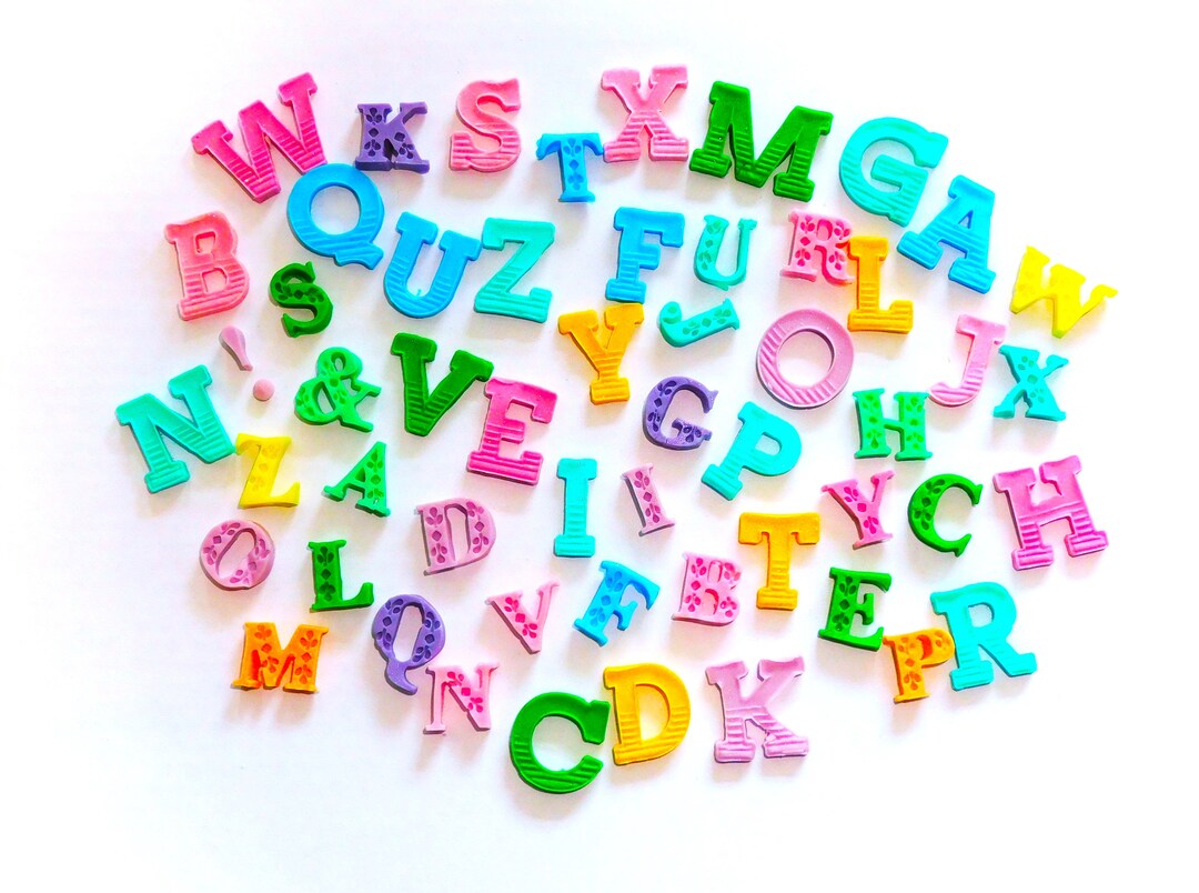 Alphabet Toppers/letter Cake Toppers/2 Sizes & Styles/topper for ...