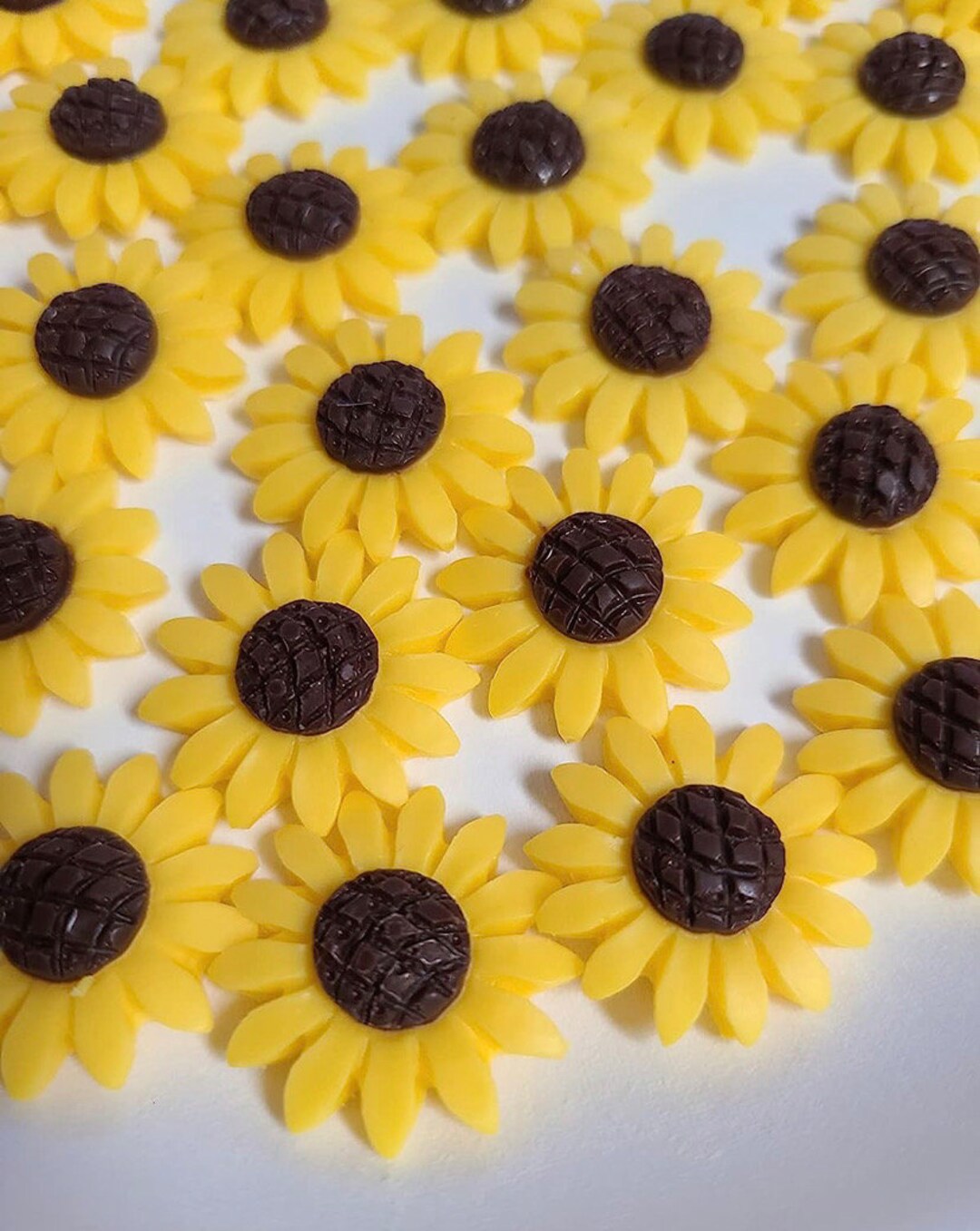 Sunflower Toppers/sunflower Cake Customizable/sugar Flowers/sunflower ...