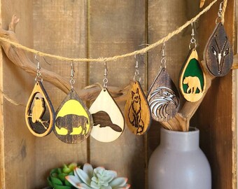 Wood Badge Animal - Etsy