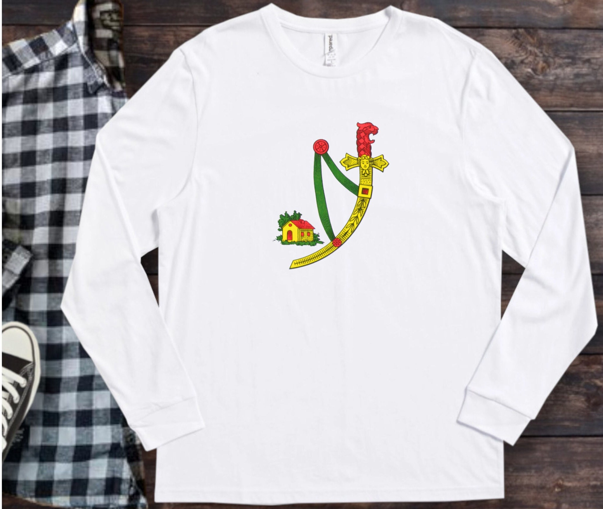 SICILIAN ACE OF Swords Spada Graphic Tshirt Short Sleeve - Etsy