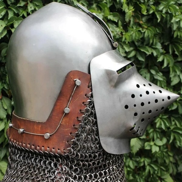 Knight Helmet - Etsy