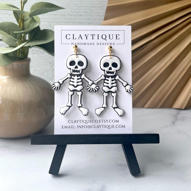 Clay Skeleton - Etsy