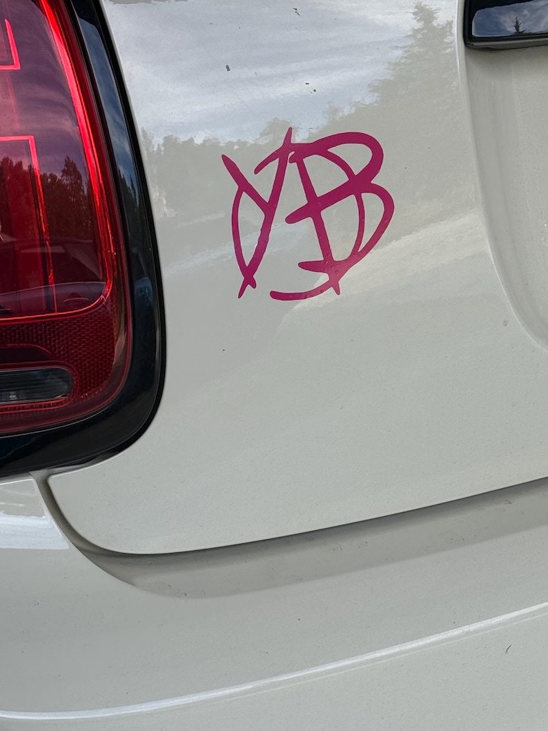 YUNGBLUD Inspired Hot Pink Decal - Etsy