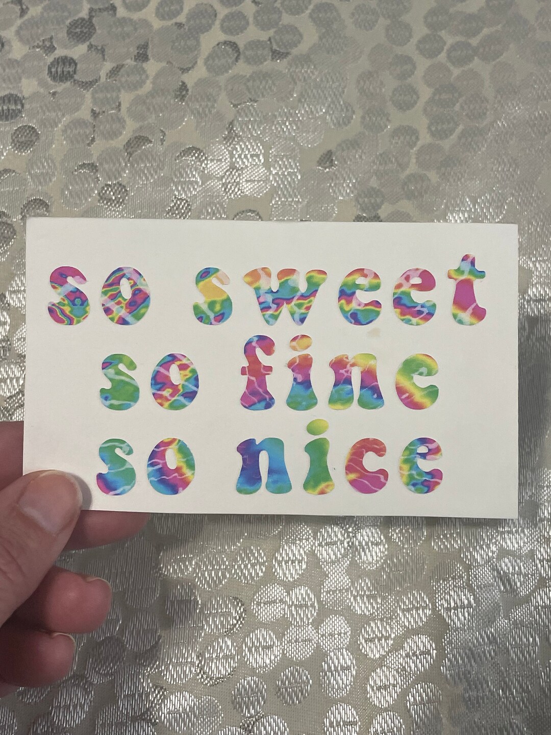 So Sweet Tie-dye Decal - Etsy