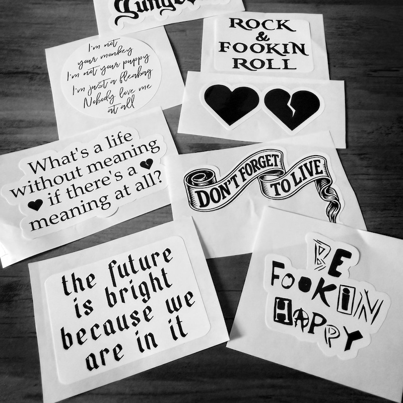 Idol Heart Stickers - Etsy