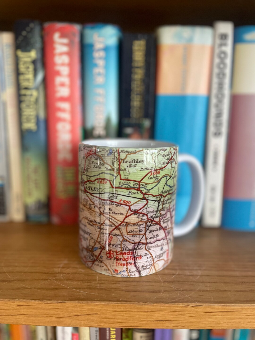 Otley Map // Yeadon Map // Ilkley Map // Leeds West Yorkshire - Etsy
