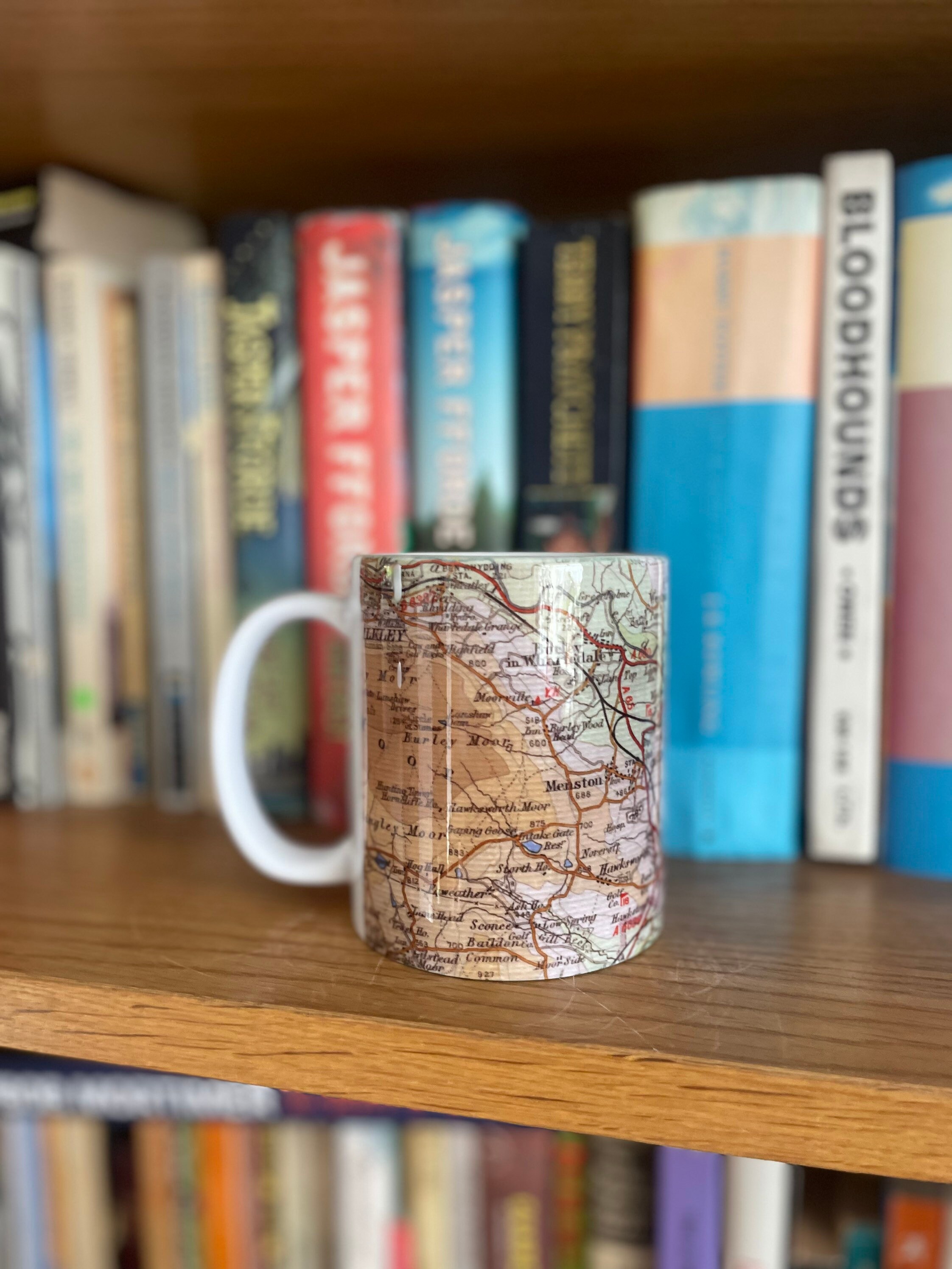 Otley Map // Yeadon Map // Ilkley Map // Leeds West Yorkshire - Etsy ...