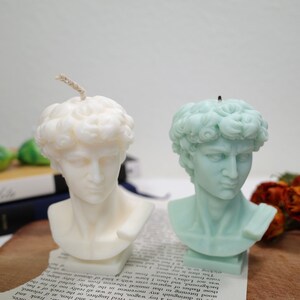 David Bust Candle, David Statue Candle,venus Candle,sculpture ...