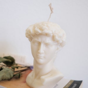 LARGE Bust Candle, David Candles, Venues Candle, Renaissance Venus ...