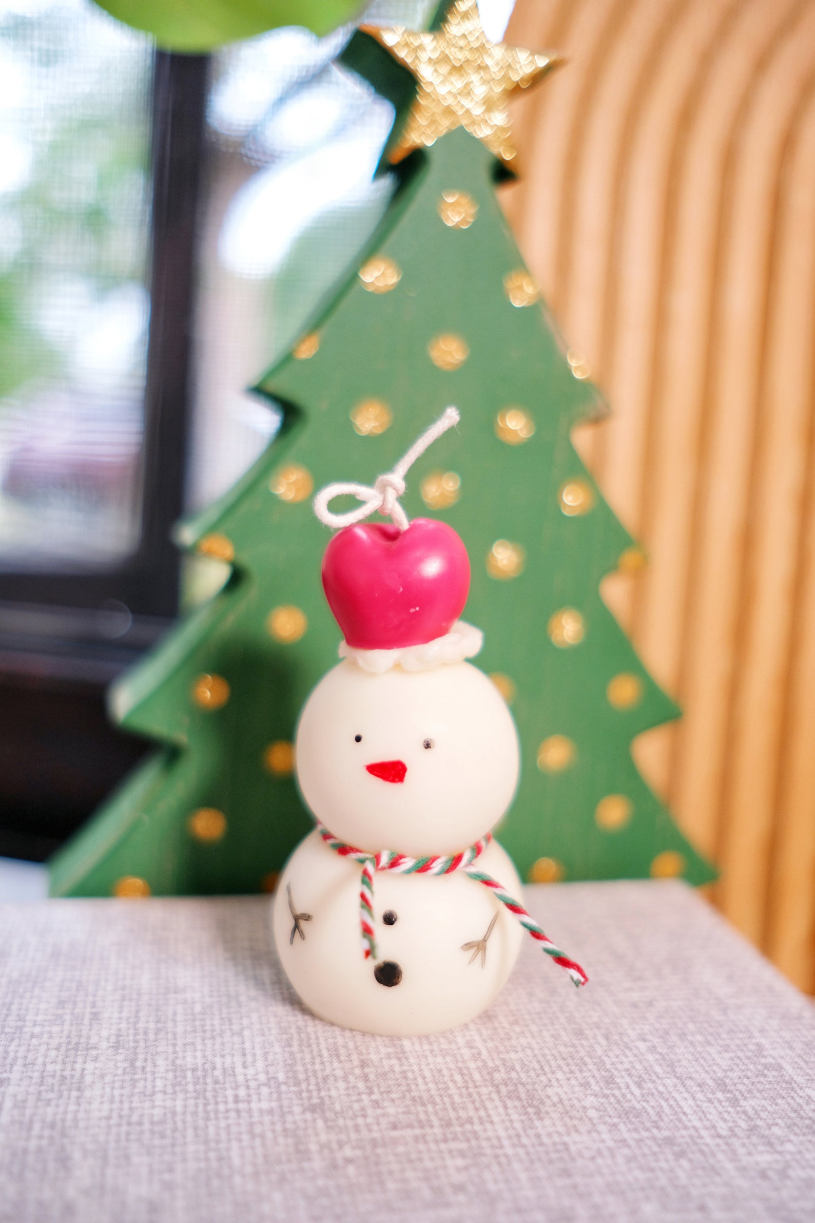 Christmas Candle Gift Set|christmas Tree Candle| Snowman Candle ...