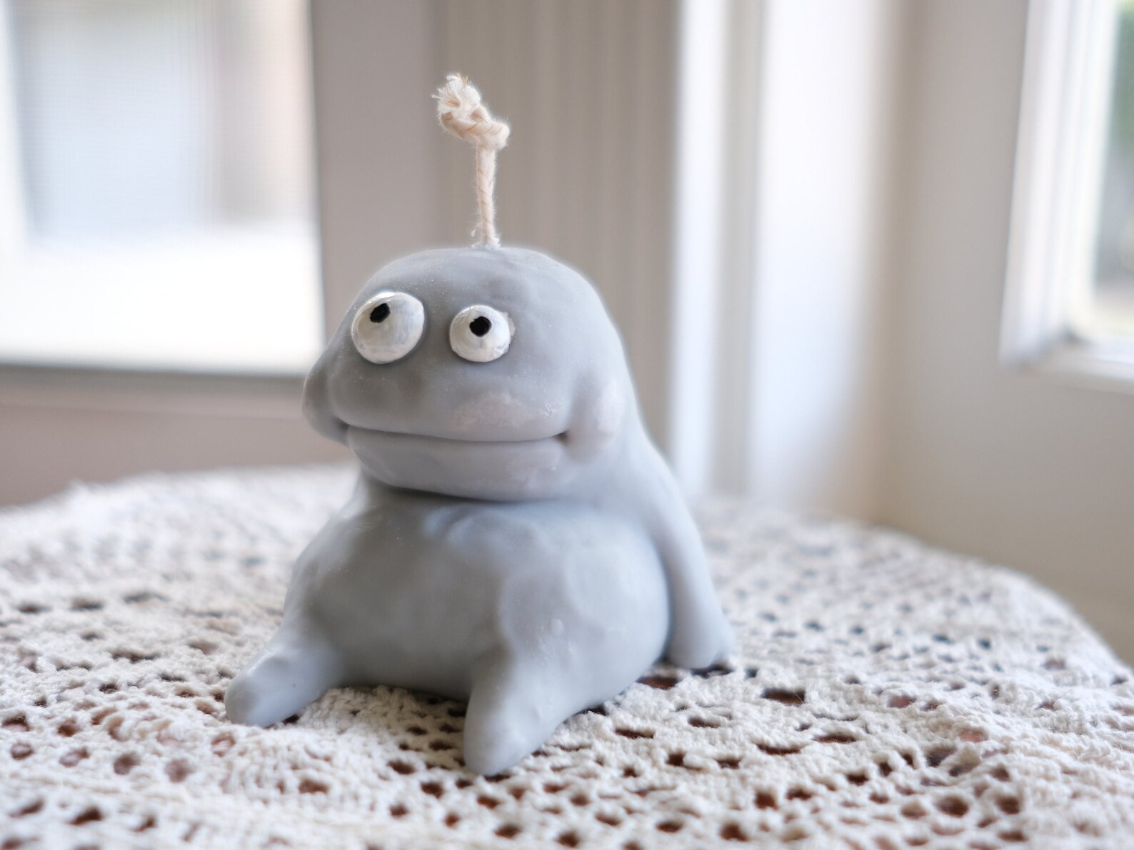 Little Monster Candle Funky Room Decor Unique Candle Weird - Etsy