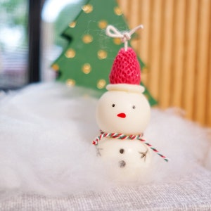 Christmas Candle Gift Set|christmas Tree Candle| Snowman Candle ...