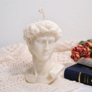 LARGE Bust Candle, David Candles, Venues Candle, Renaissance Venus ...