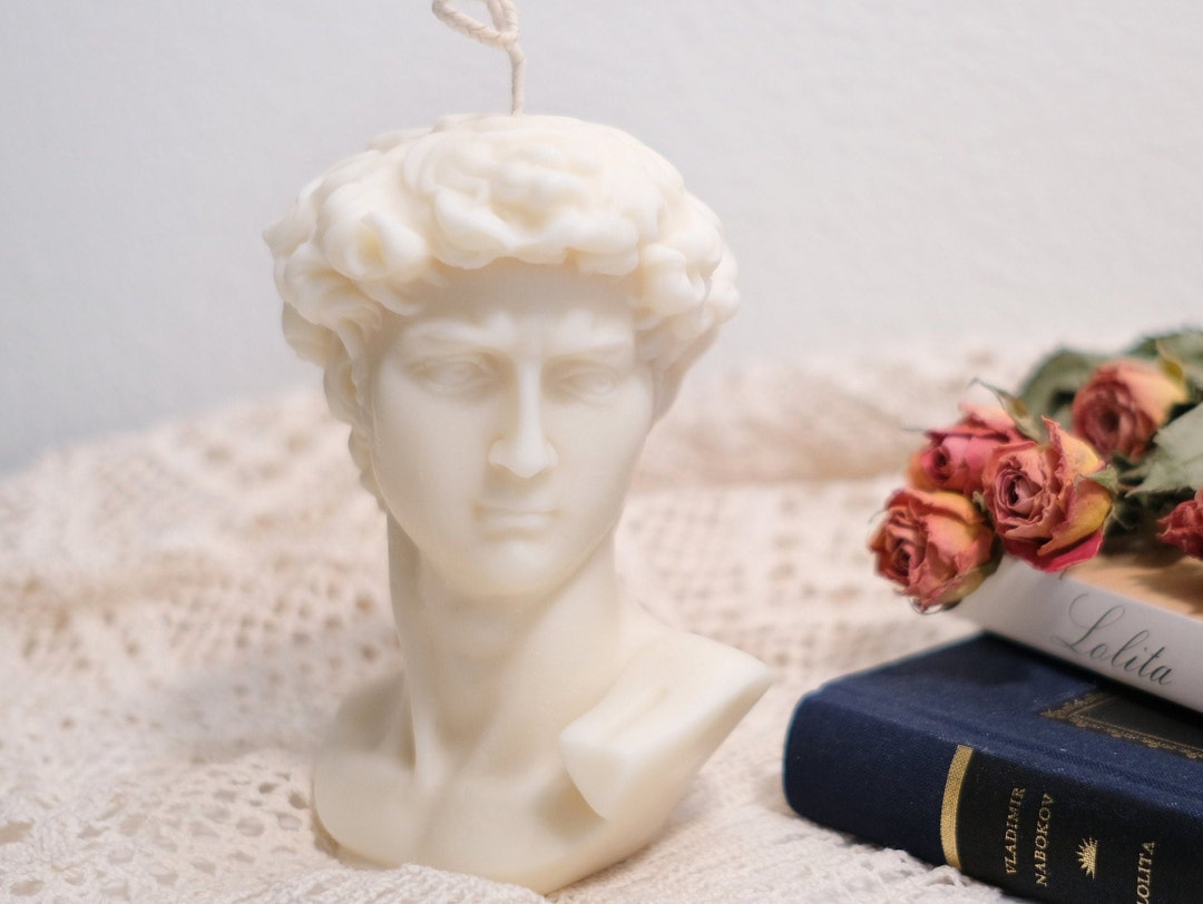 LARGE Bust Candle, David Candles, Venues Candle, Renaissance Venus ...