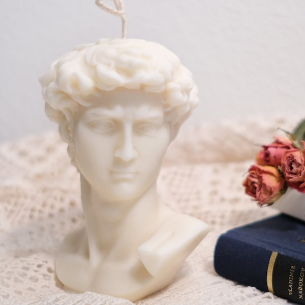 Greek Bust Candle - Etsy