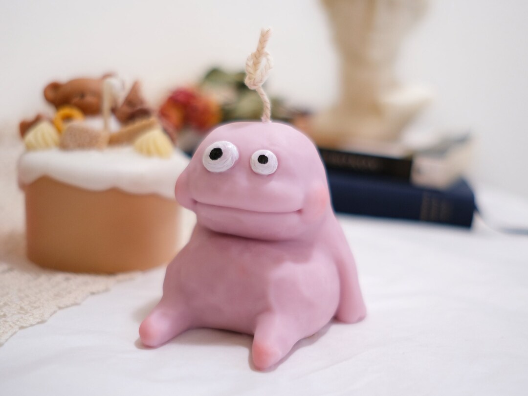 Little Monster Candle| Funky Room Decor | Unique Candle| Weird Candles ...