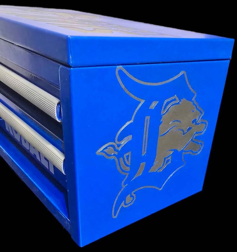 Detroit Lions Sonic and Knuckles Kobalt Mini Toolbox - Etsy