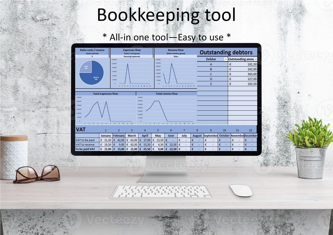 All-in-one Ultimate Bookkeeping Tool - Etsy