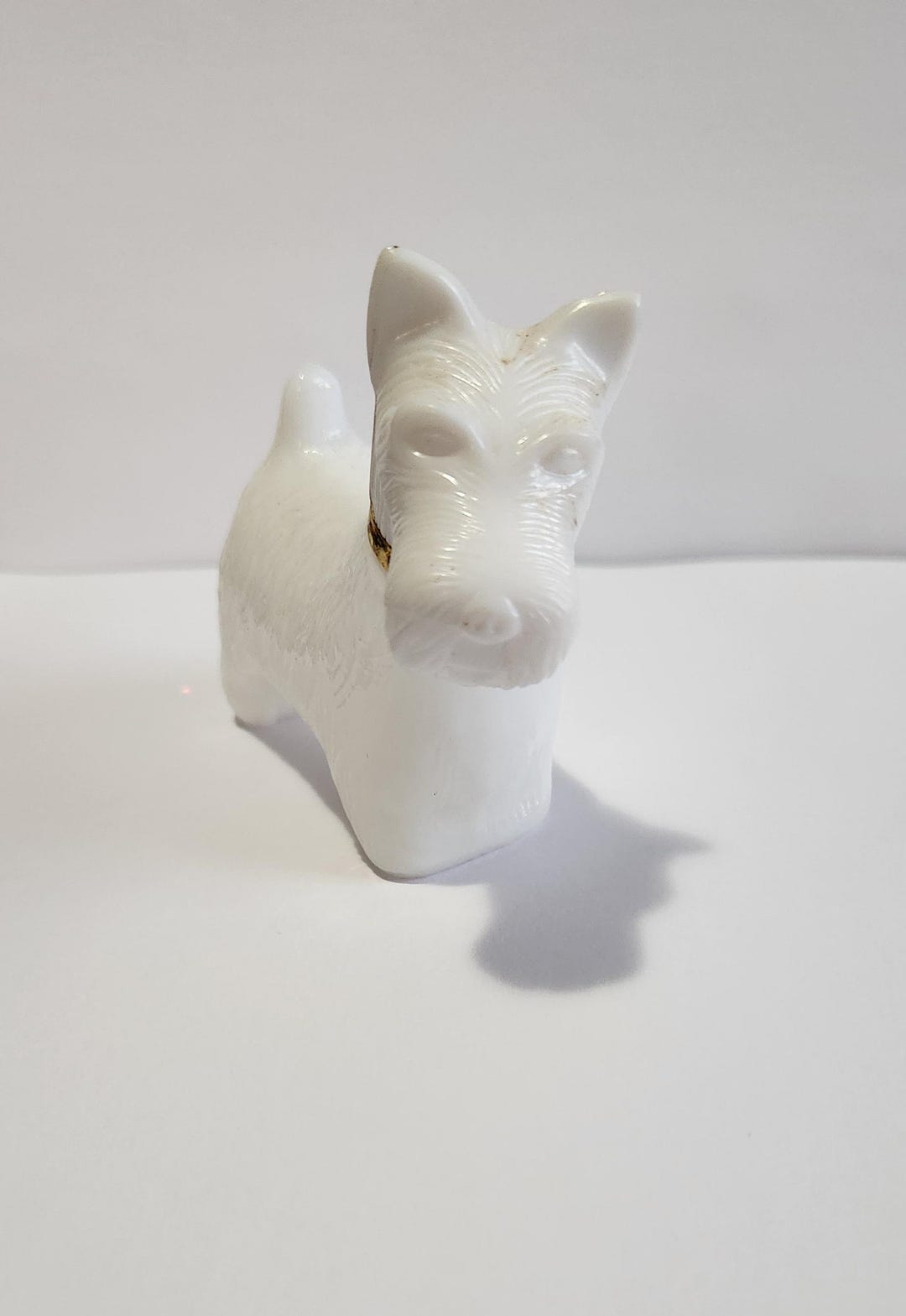 Avon Terrier Milk Glass Perfume Decanter - Etsy