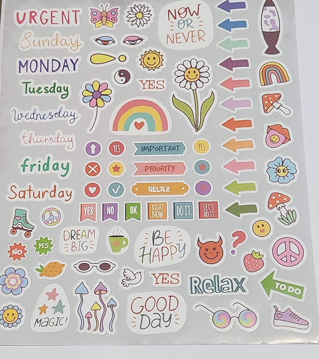 Calendar Stickers - - Etsy