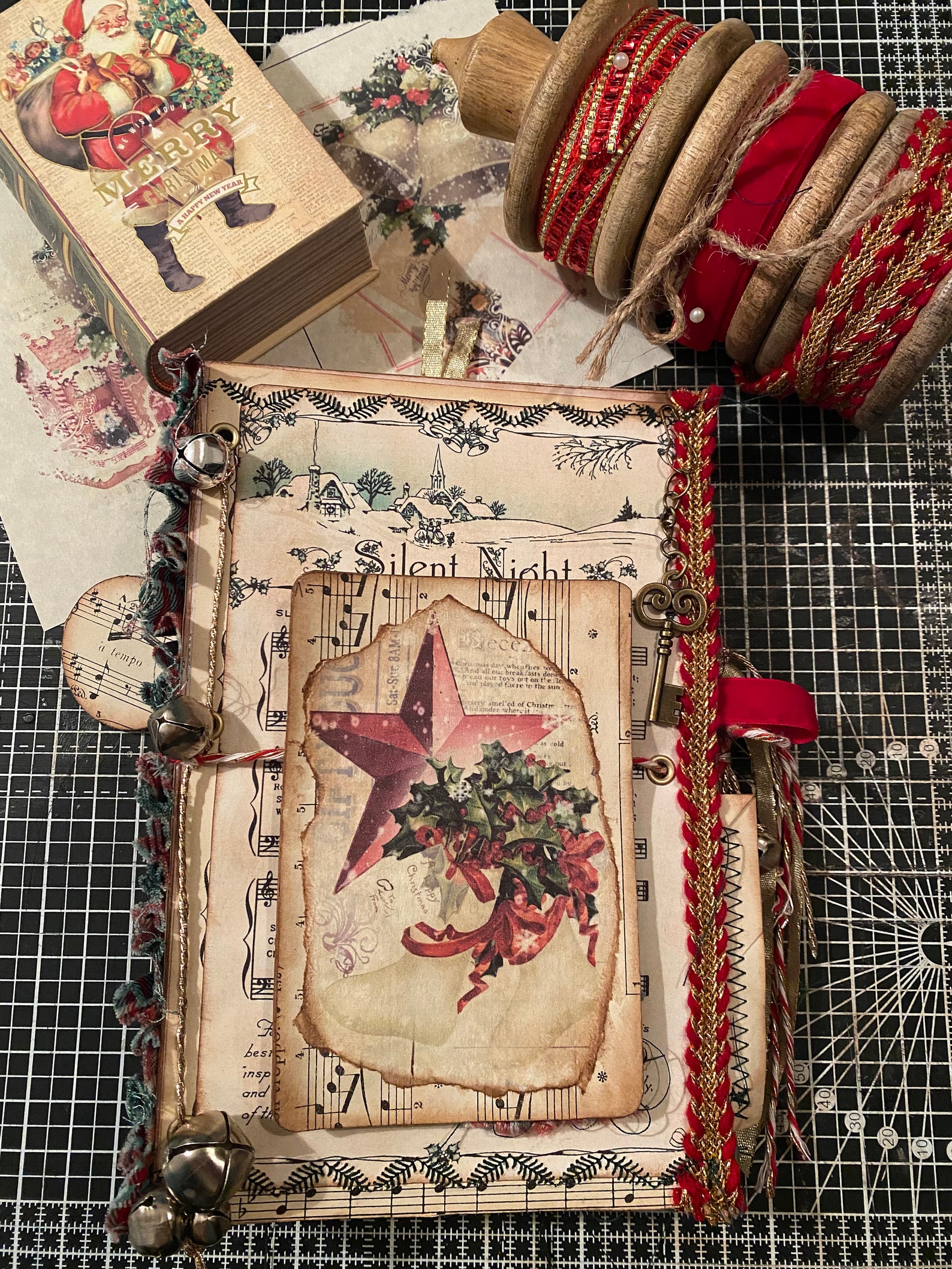 Christmas Junk Journal - Etsy
