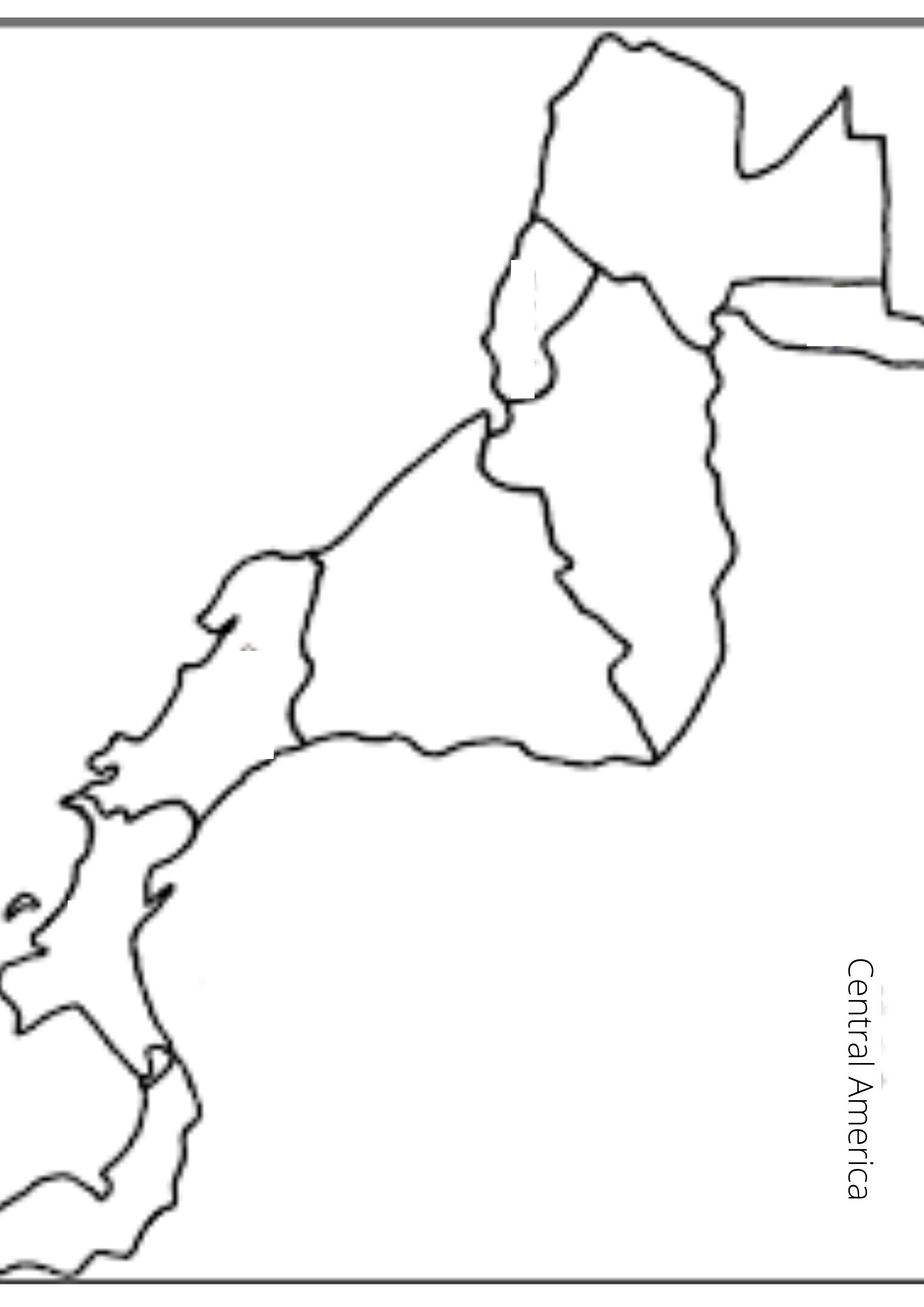 9 Pages- North and Central America Color Sheets - Etsy