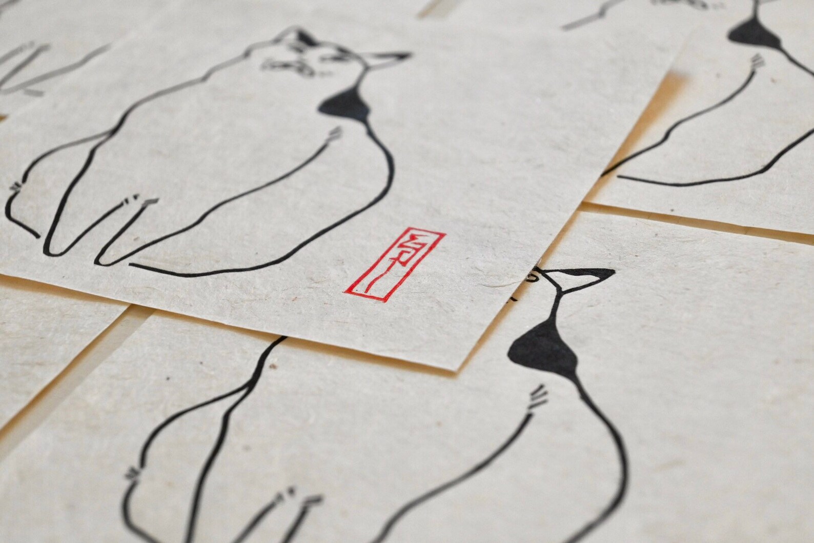 Whiny Cat minimalist Modern Linocut Print Meme Art | Etsy