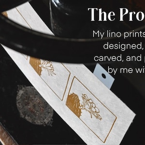 Cutleaf Toothwort - Original Linocut Wildflower Print - Etsy