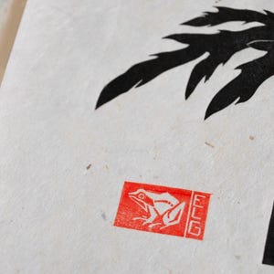 Cutleaf Toothwort - Original Linocut Wildflower Print - Etsy