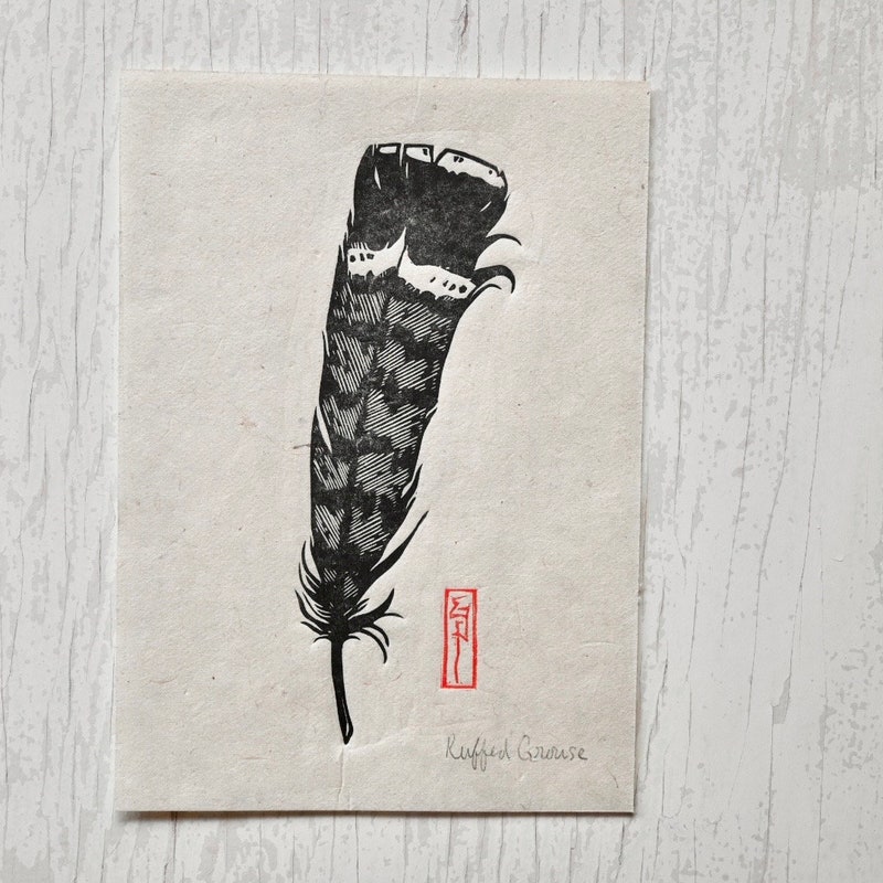 Feather Print - Etsy