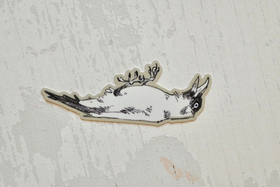 Playful Magpie Sticker - Etsy