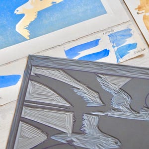 Swallow-tailed Kite - Limited Edition Linocut Print - Gifts for Bird ...