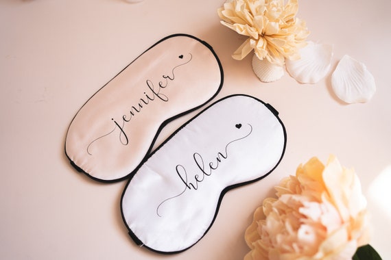 Sleepover Party Eye Mask Personalized Sleep Mask Custom - Etsy
