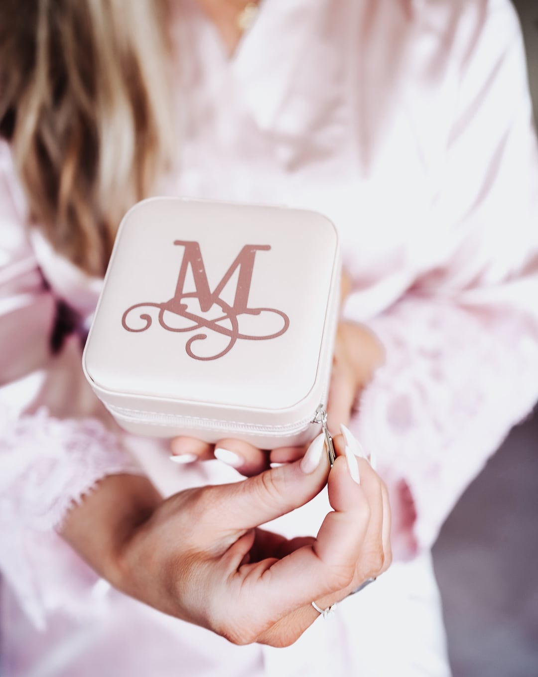 Monogram Jewellery Box, Jewellery Storage, Custom Travel Case, Jewelry ...