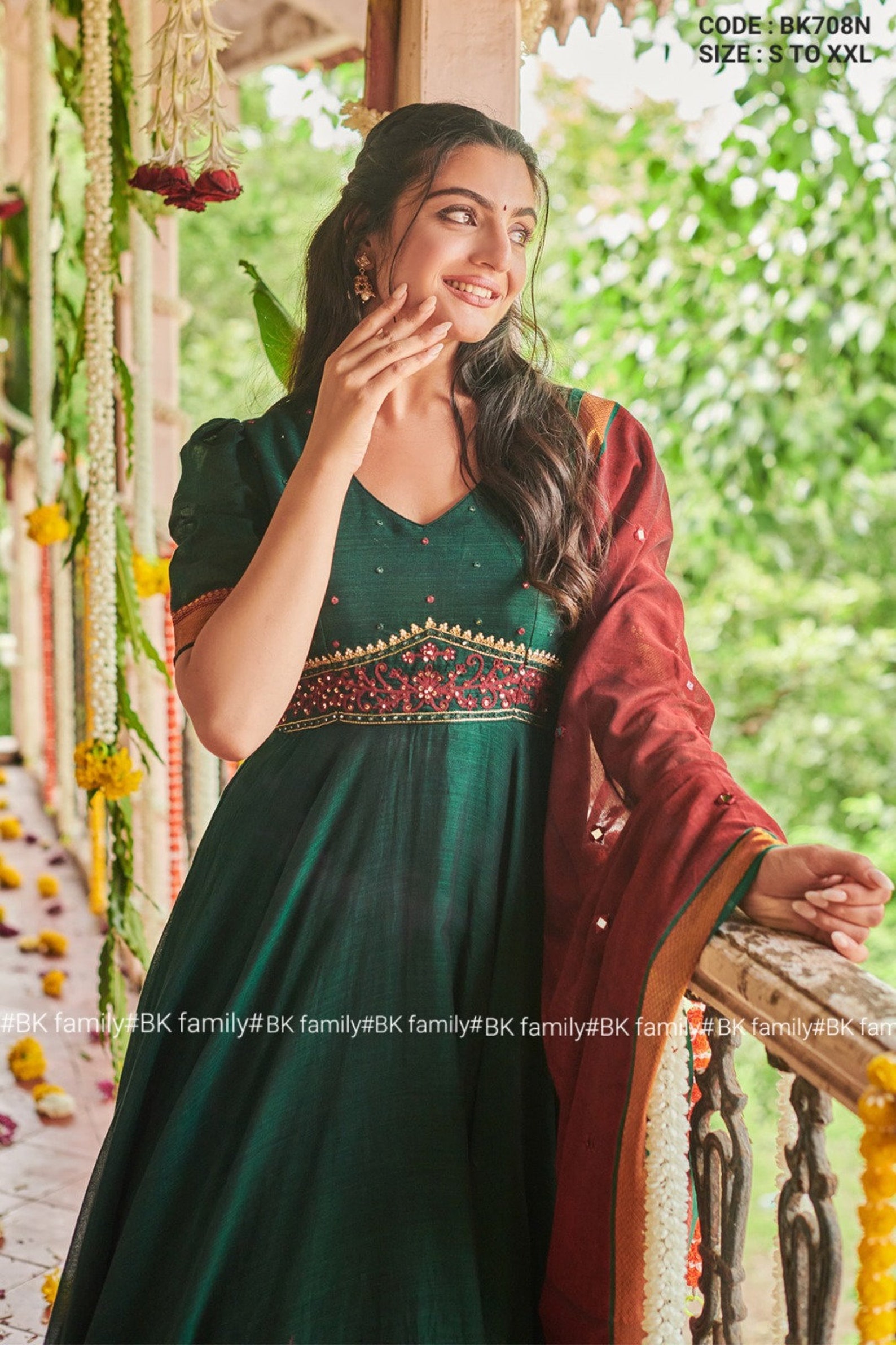 Handloom Dress Partywear Floorlength Designer Dress - Etsy