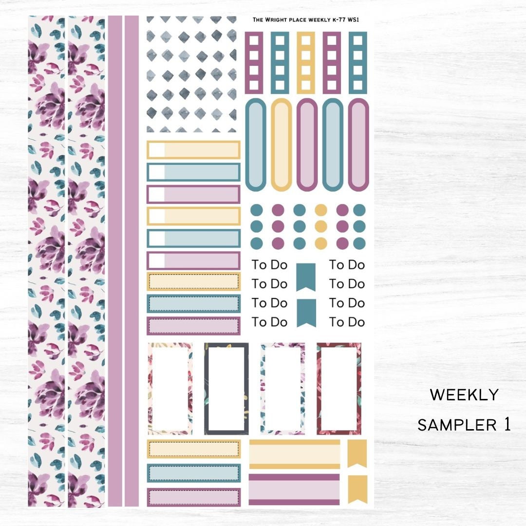 Kit 77 Add Ons Planner Stickers - Etsy
