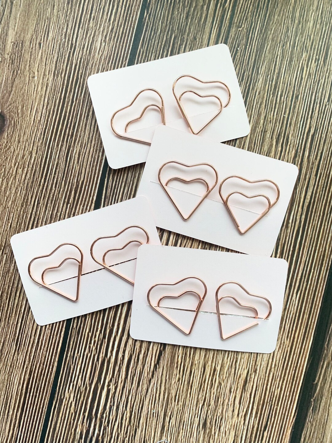 Hearts Paper Clips Planner Accessories Paper Clips - Etsy