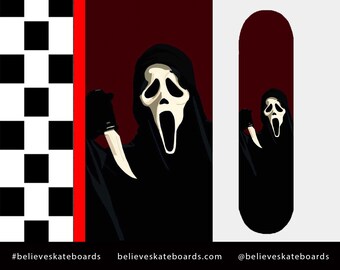 Retro Skateboard Walnut White Edition - Etsy