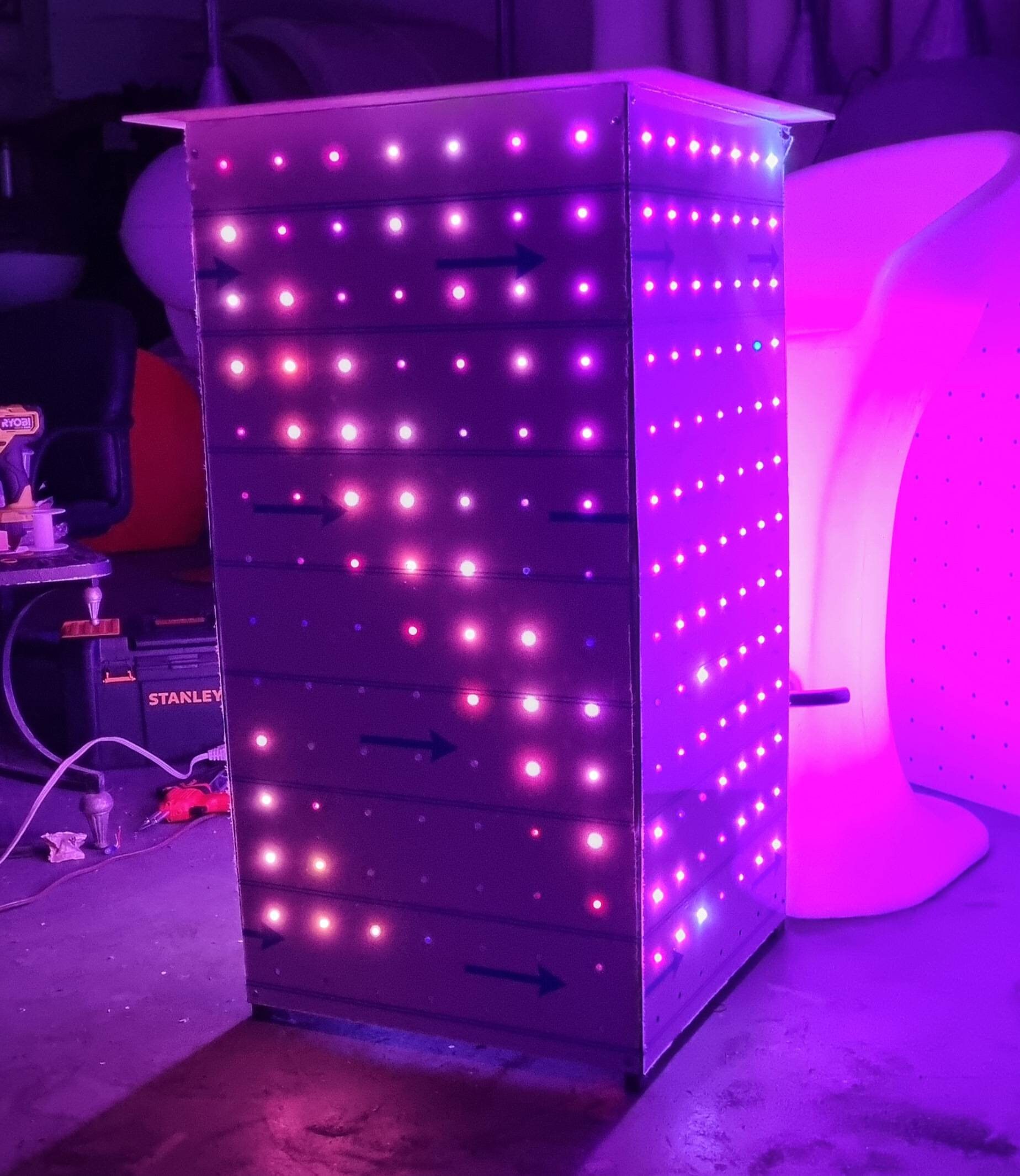 Led Programable Bar Table - Etsy