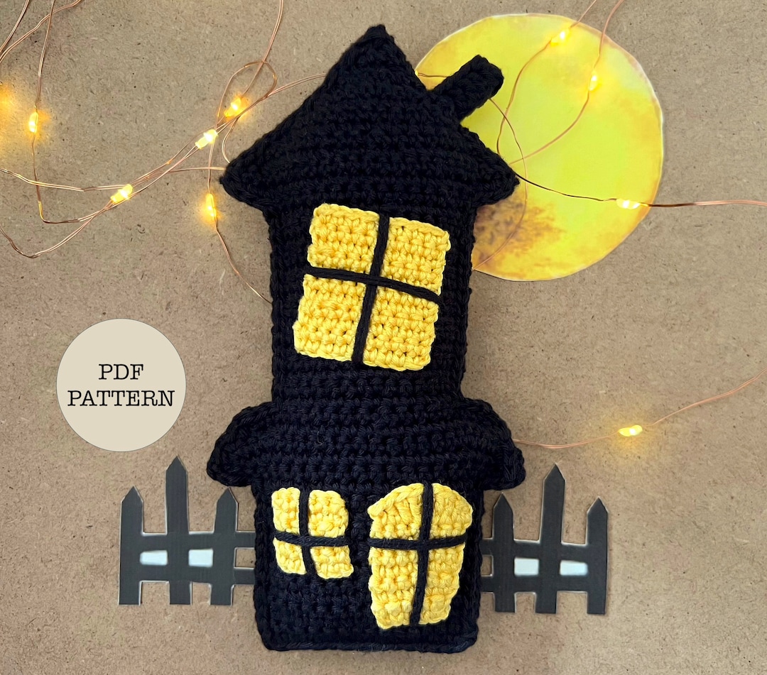 Haunted House Amigurumi Crochet Pattern - Halloween Decor - Etsy