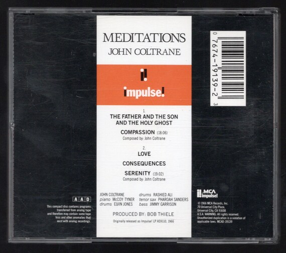 Meditations Coltrane
