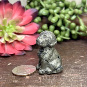 Labrador Dog Shaped Crystal Carvings | Dog Crystals | Crystal Animals ...